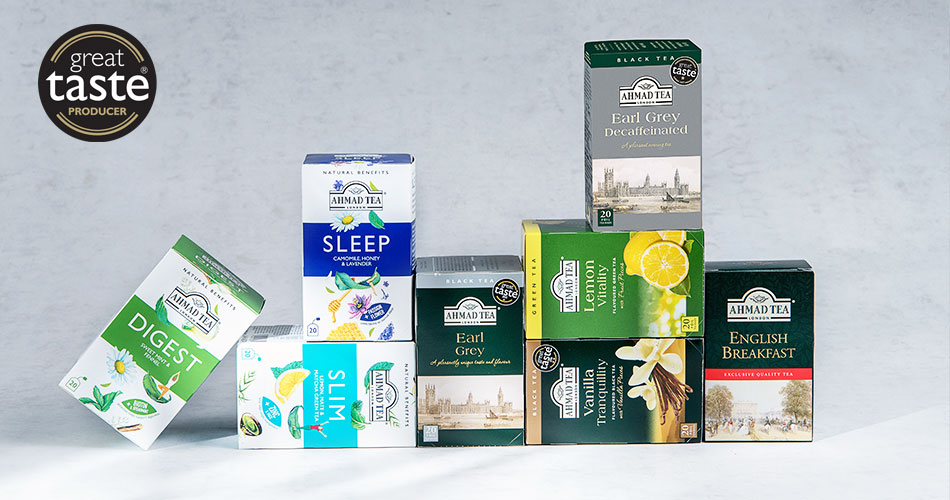 Ahmad Tea wins big at the world-renowned Great Taste Awards – Ahmad Tea